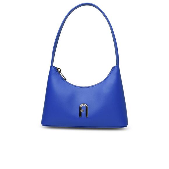 Furla | Bags | Furla Diamante Mini Bag In Blue Calf Leather | Poshmark